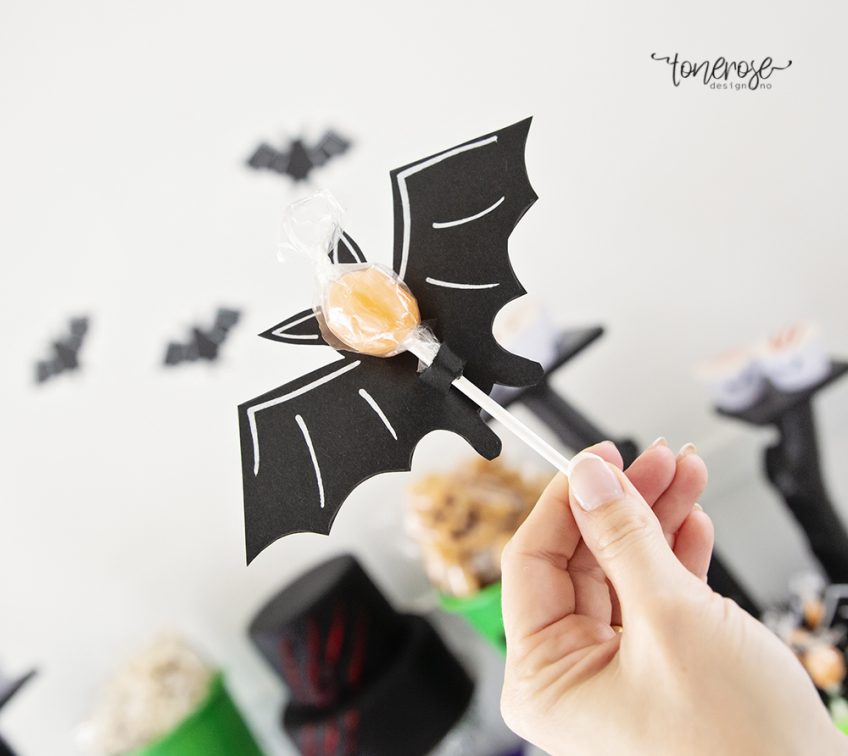 Flaggermus-kjærlighet på pinne // Halloween – ToneroseDesign